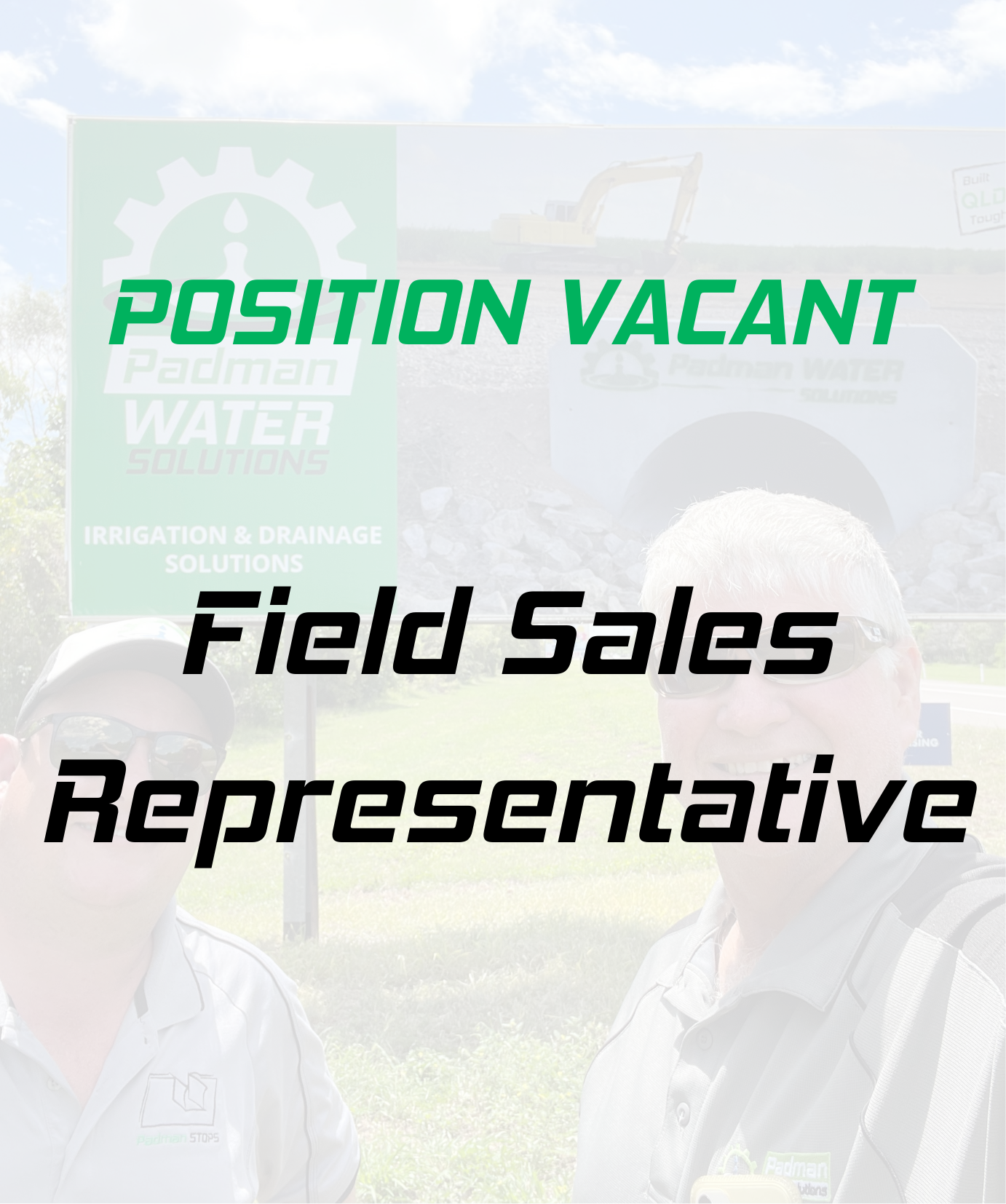 Field Sales Representative - Nth NSW / Central QLD - Padman Stops